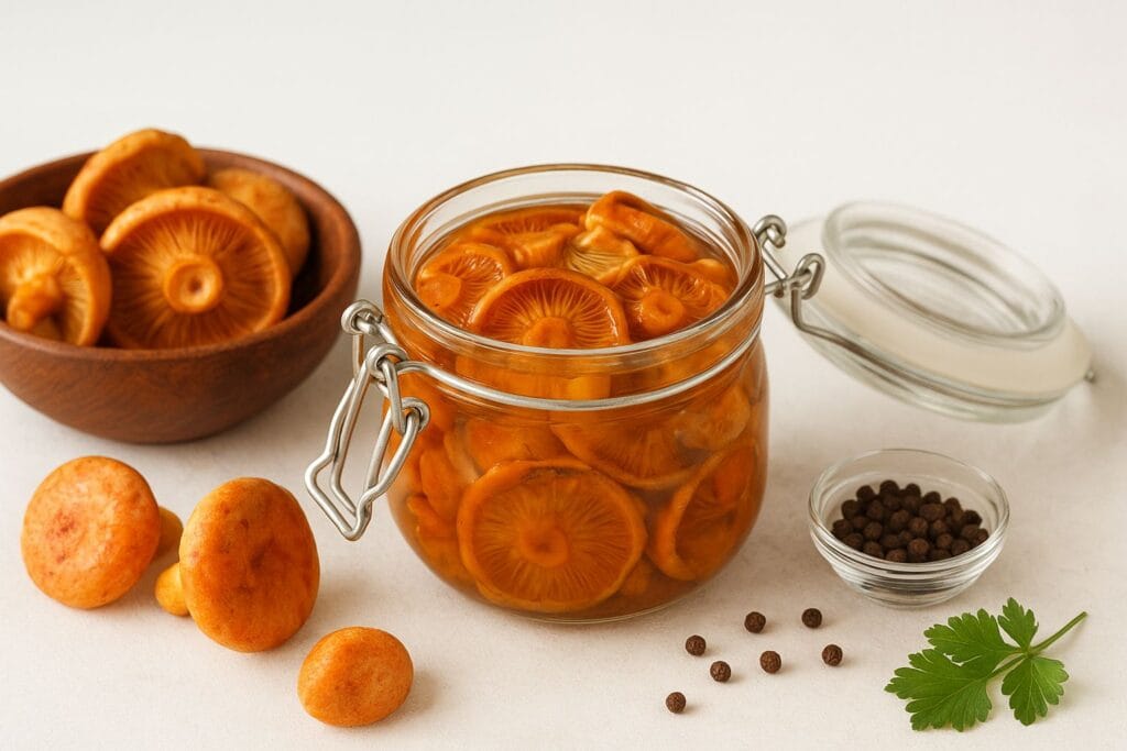 Rydze marynowane – przepis na zimę krok po kroku